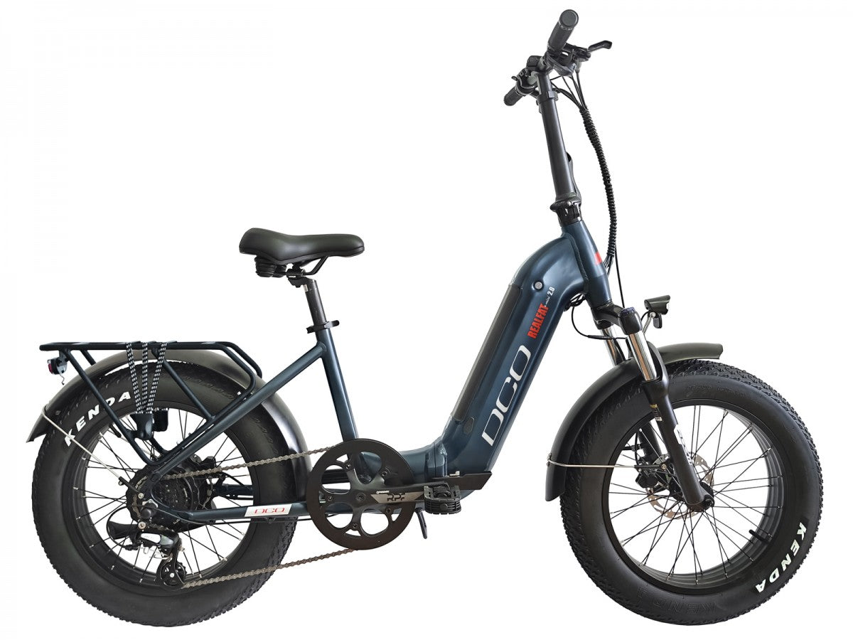 DCO REALFAT E-MINI 2.0, FOLDABLE, 500W (20'', Dark blue) – Velomane